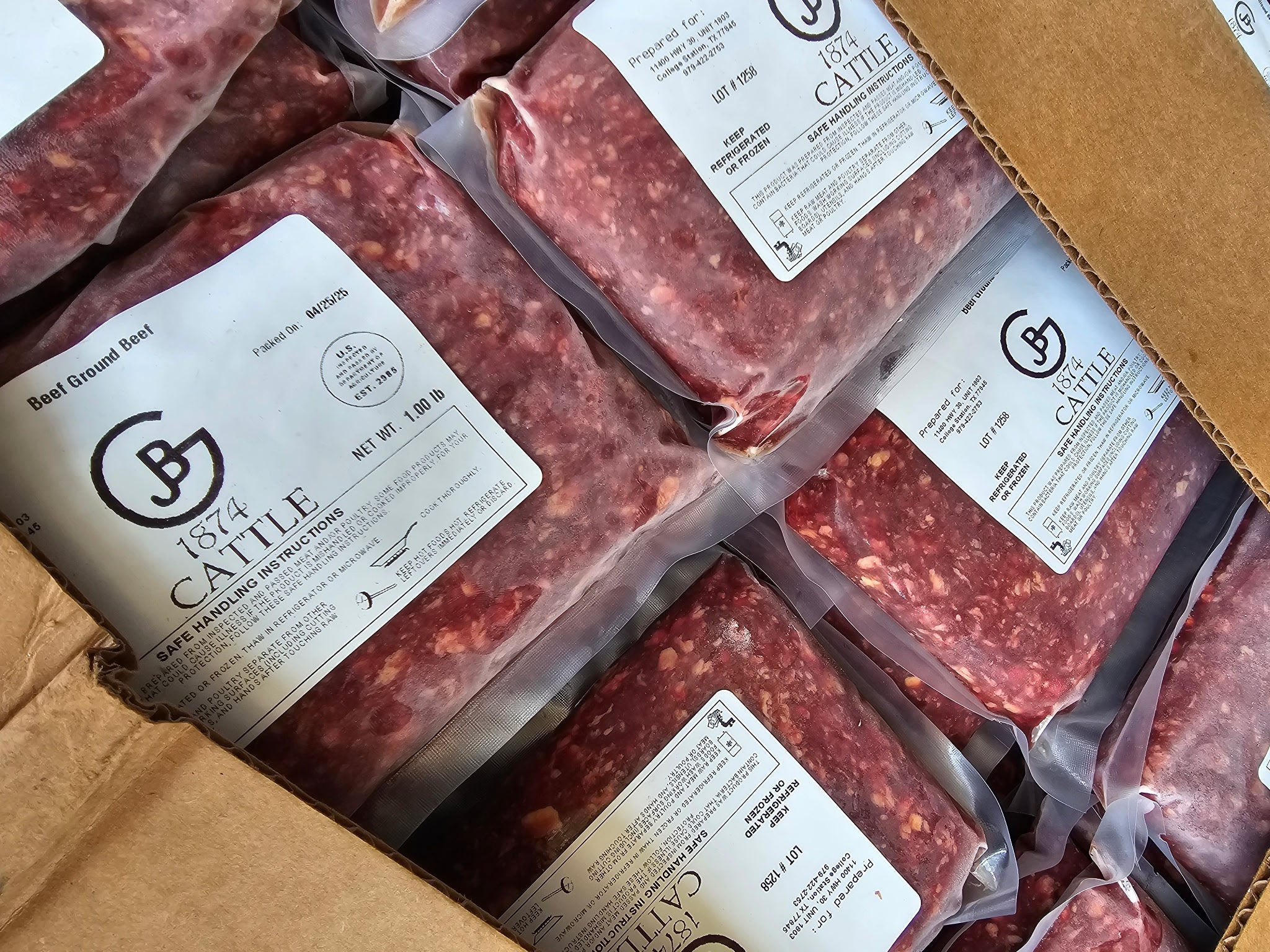 Beef Boxes – 1874 Cattle